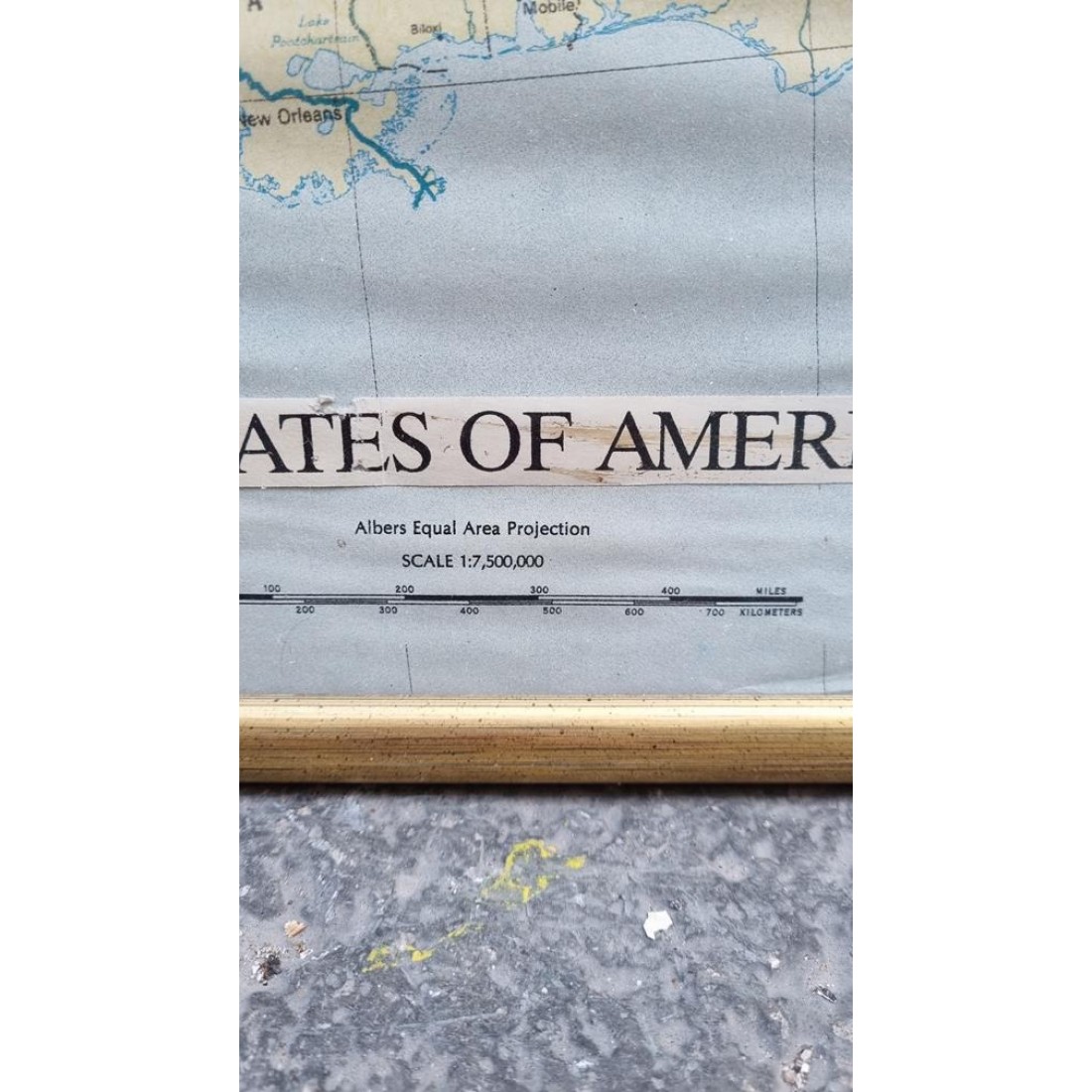 Χάρτης Αμερικής Granny's 108909- Vintage